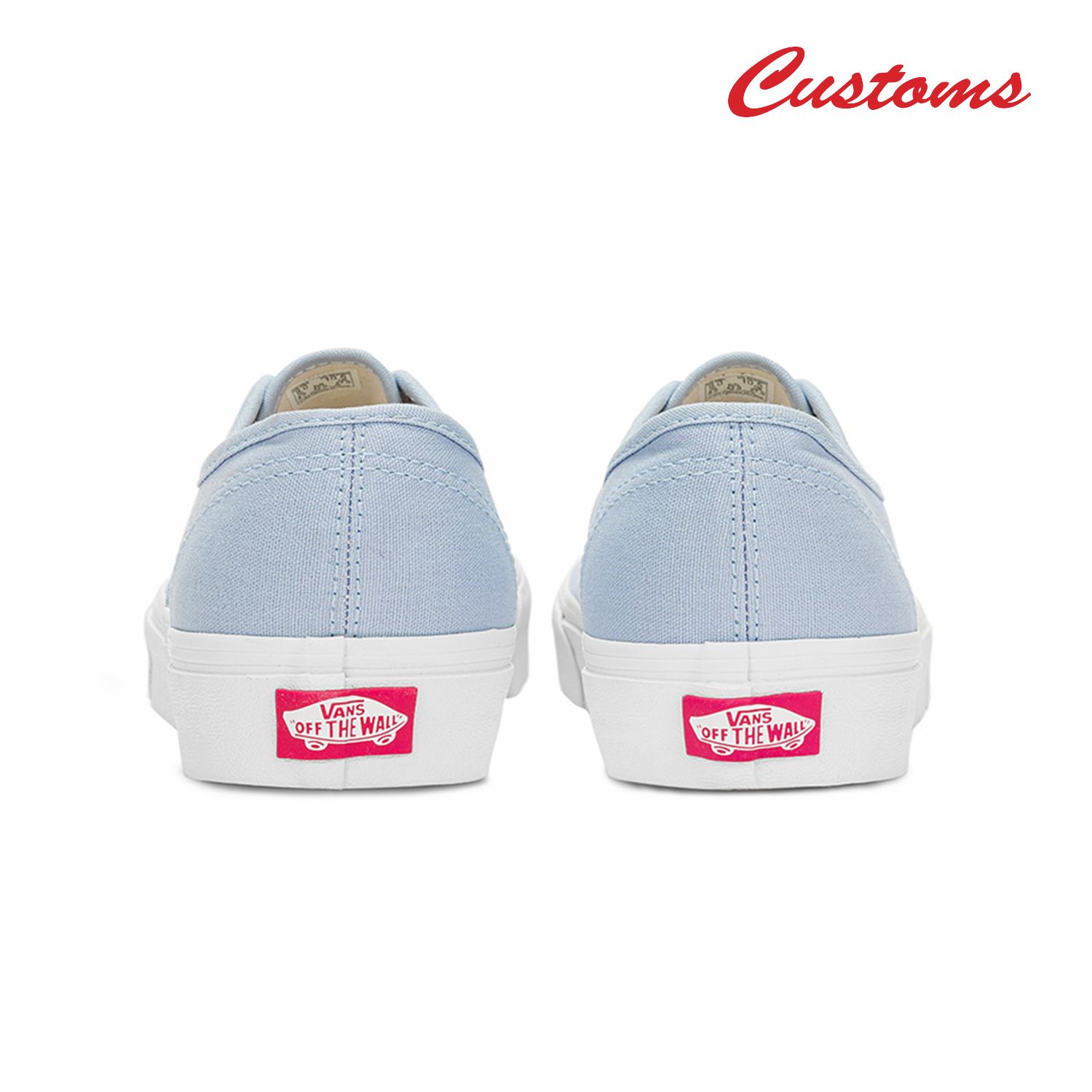 VN0A4ODU5TB:25丨自由定制鞋 AUTHENTIC 天蓝色板鞋丨VANS定制产品 丨vans/范斯