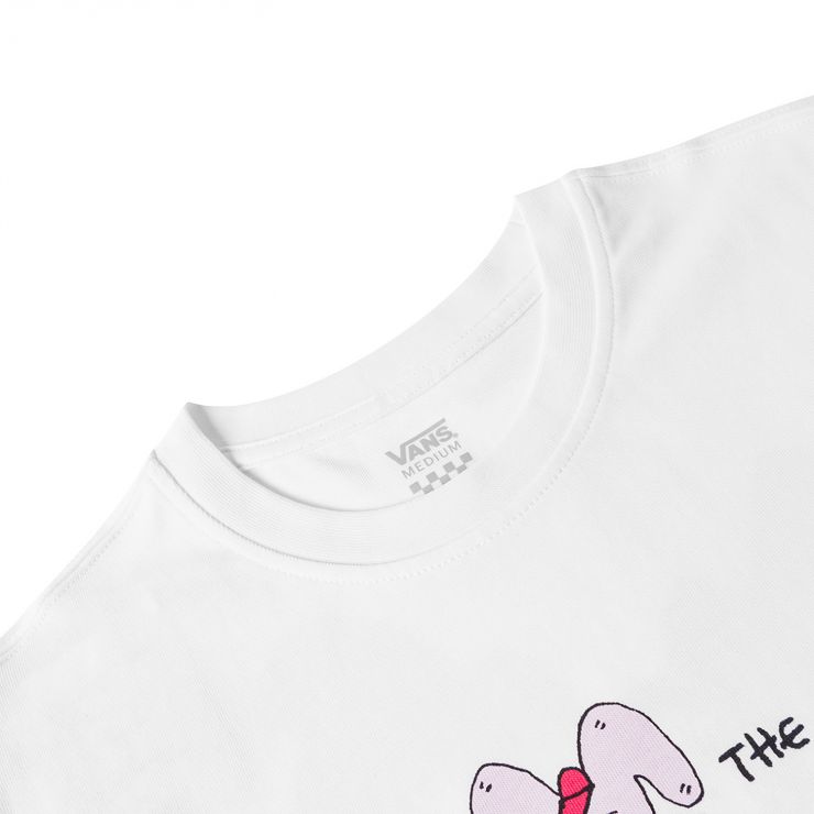 VN000QF6WHT/VN000QF6EGP丨VANS × 亚洲艺术家联盟RIROO联名女子短袖T恤丨女装 丨vans/范斯